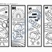 Kids Bundle 12 Printable Fun Coloring Bible Bookmarks. Instant Digital ...