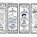 Kids Bundle 12 Printable Fun Coloring Bible Bookmarks. Instant Digital ...