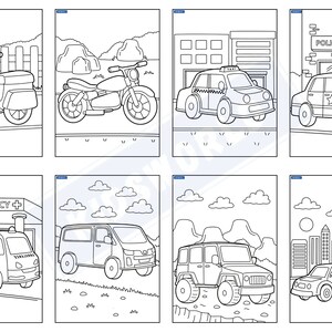 Vehicle Kids Coloring Pages, Fun Coloring Pages for Kids, Coloring ...