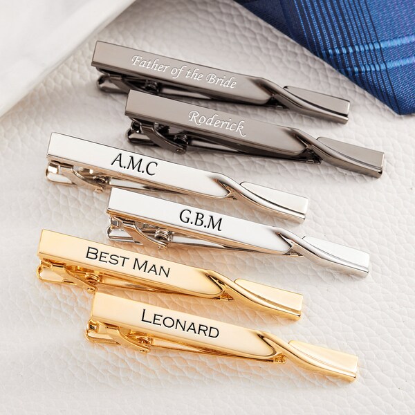 Engraved Tie Bar - Etsy
