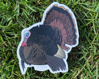 Eastern Wild Turkey Sticker - Etsy