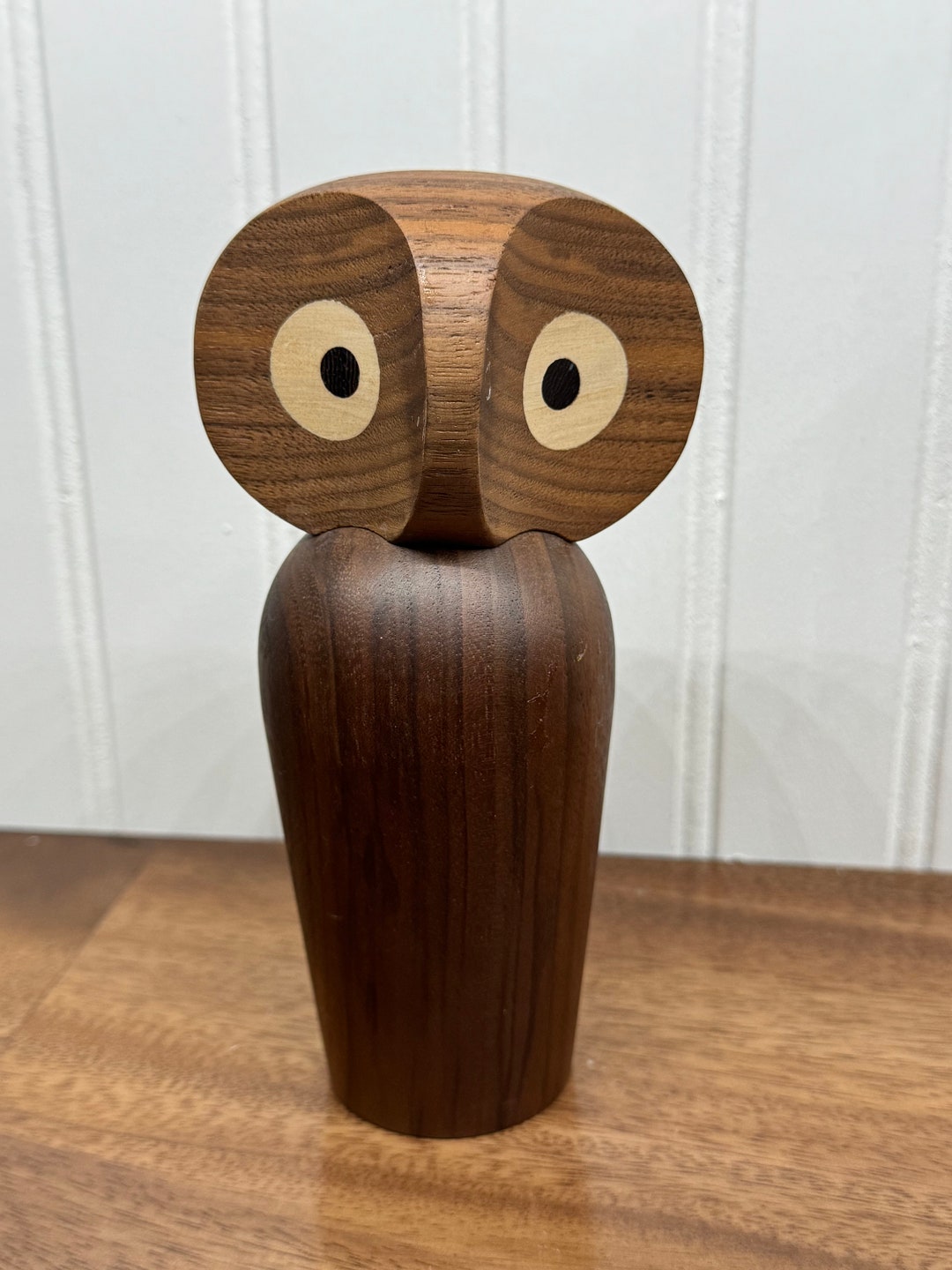Wooden Oak Figure Owl/movable Head - Etsy