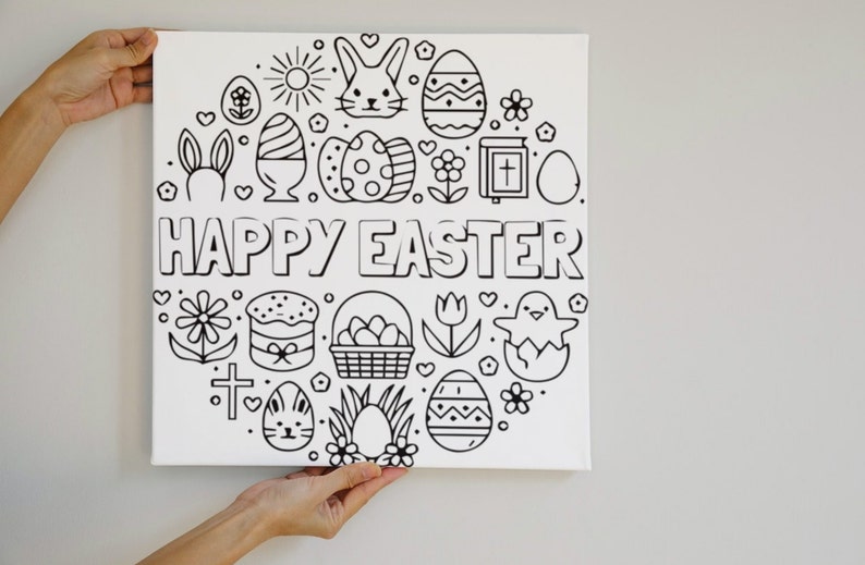 Easter Svg, Easter Bunny Svg, Easter Circle Svg, Easter Egg Svg, Happy Easter Svg, Easter Vibes ...