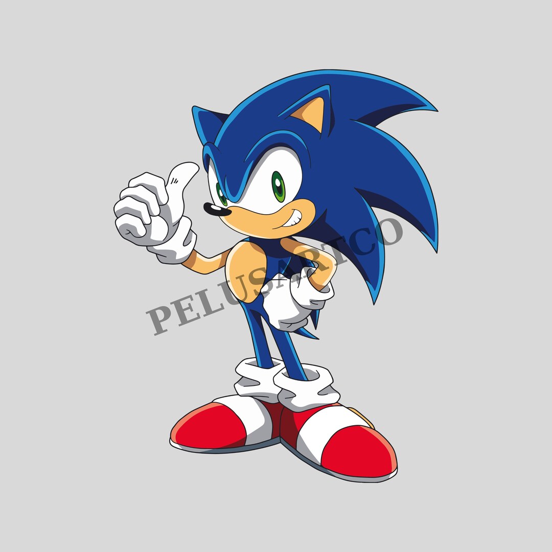 Sonic Svg, Sonic Cricut, Sonic the Hedgehog, Cartoon Svg, Sonic Vector ...