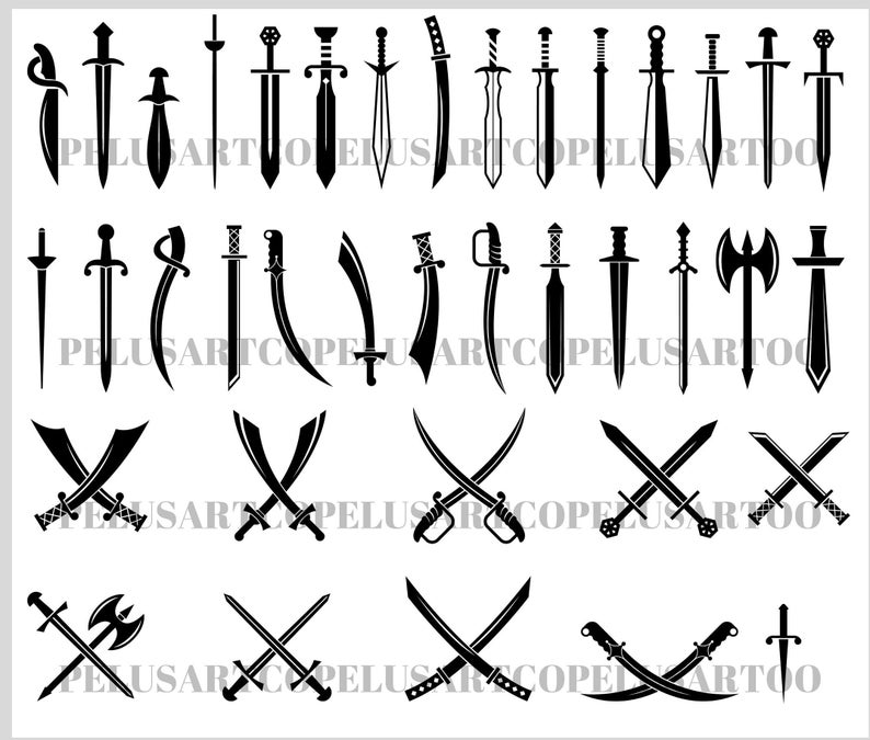 Blade Svg, Knife Svg Bundle, Sword Svg Bundle, Horror Svg, Saber Svg ...