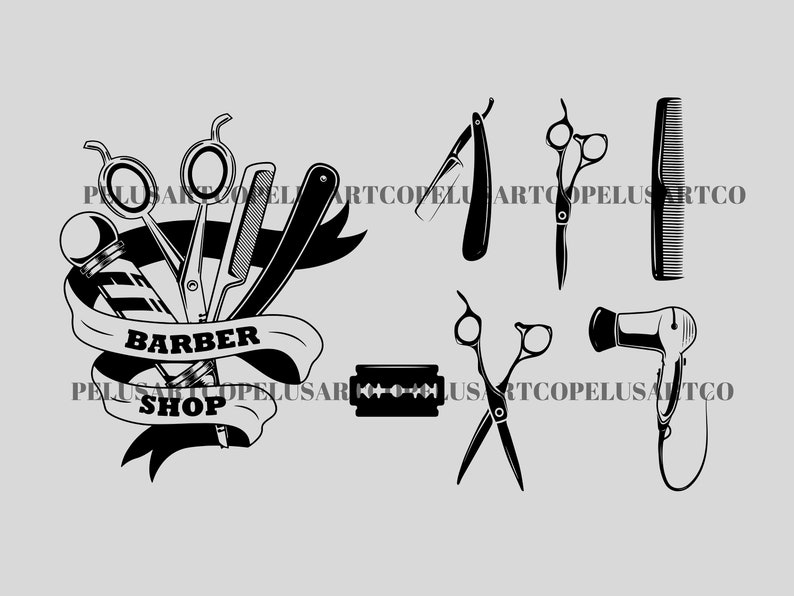 Barber Svg Bundle, Barber Shop Logo Svg, Hair Dresser and Barber Tools ... Barber Svg Bundle, Barber Shop Logo Svg, Hair Dresser and Barber Tools ...