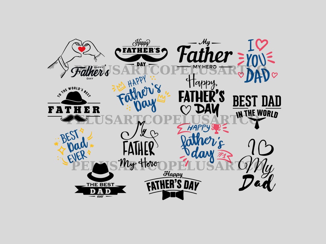 Father's Day Svg Bundle, Daddy Day Svg, Dad Quotes Svg,hero Father Svg ...
