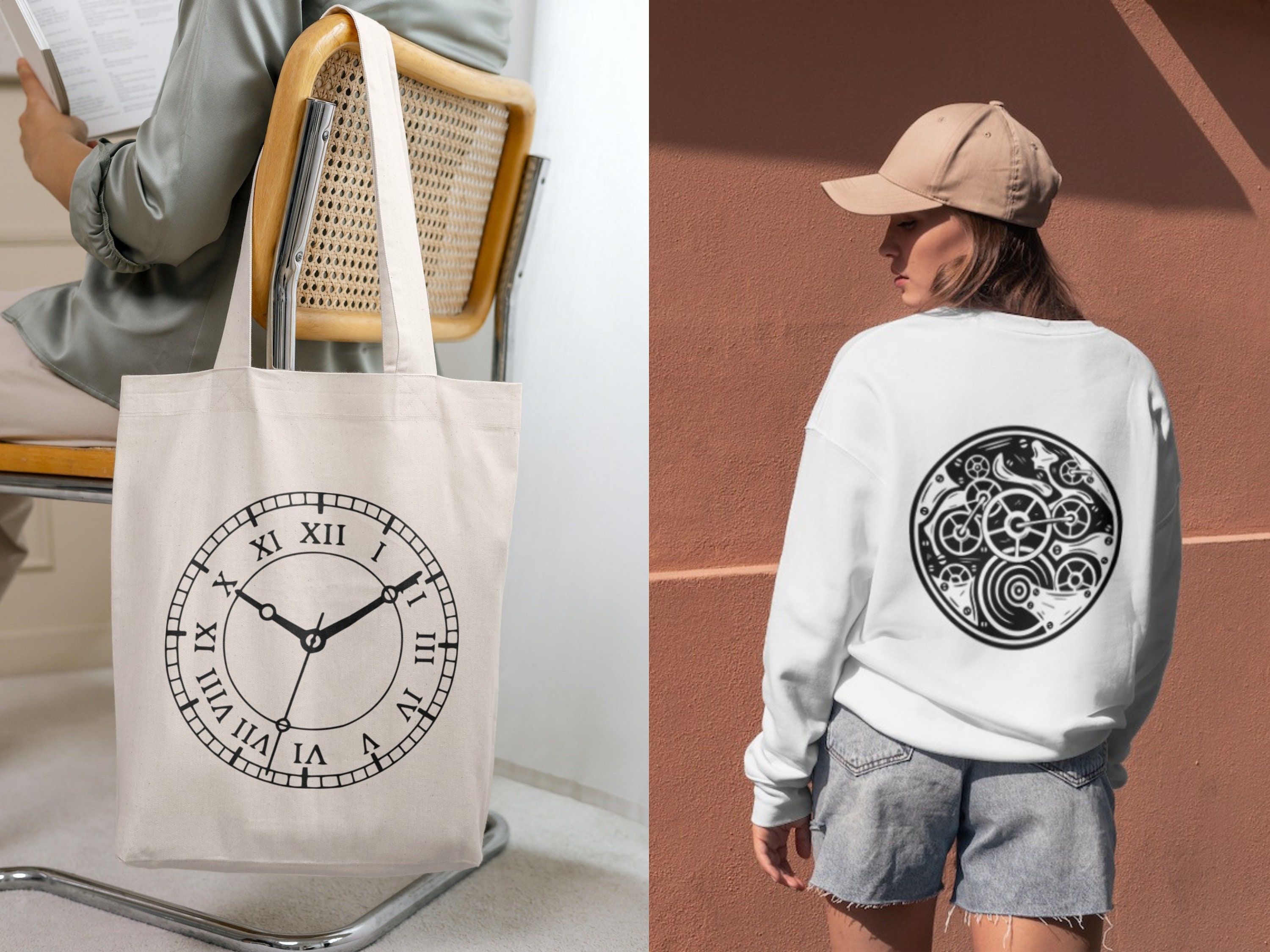 Clock Face Svg Bundle, Clock Svg, Roman Numeral Clock Svg, Vintage ...