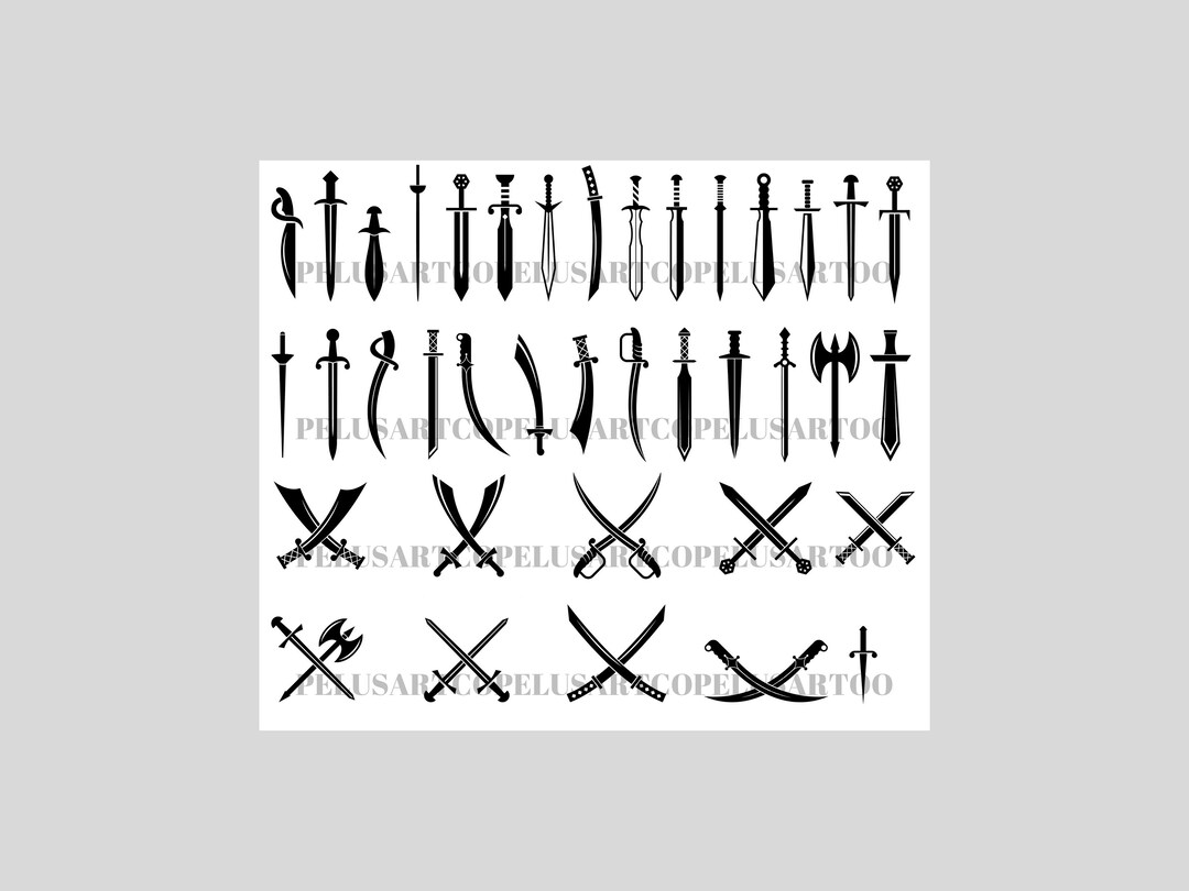 Blade Svg, Knife Svg Bundle, Sword Svg Bundle, Horror Svg, Saber Svg ...
