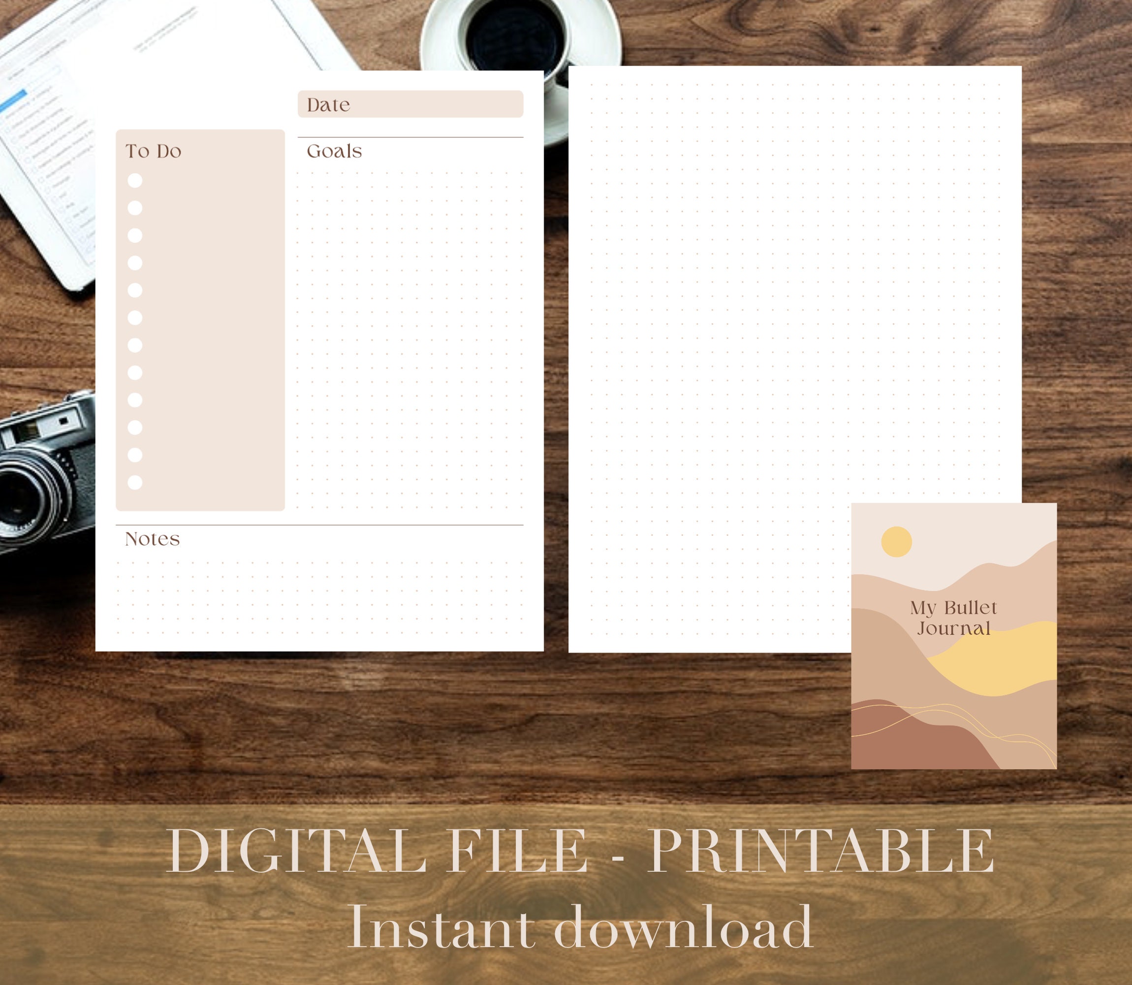 Digital Bullet journal printable page insert creative drawing - Etsy ...