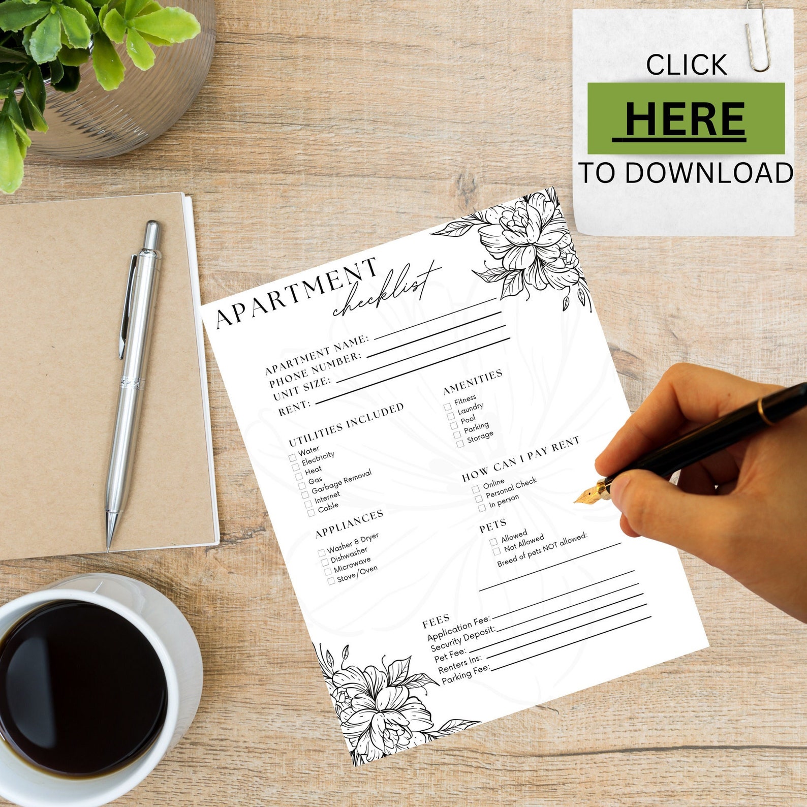 Apartment Finder Checklist - Etsy