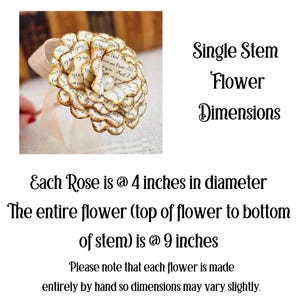 Song Lyrics Paper Flowers, Wedding Vows on Vintage Paper Roses, 1st ...