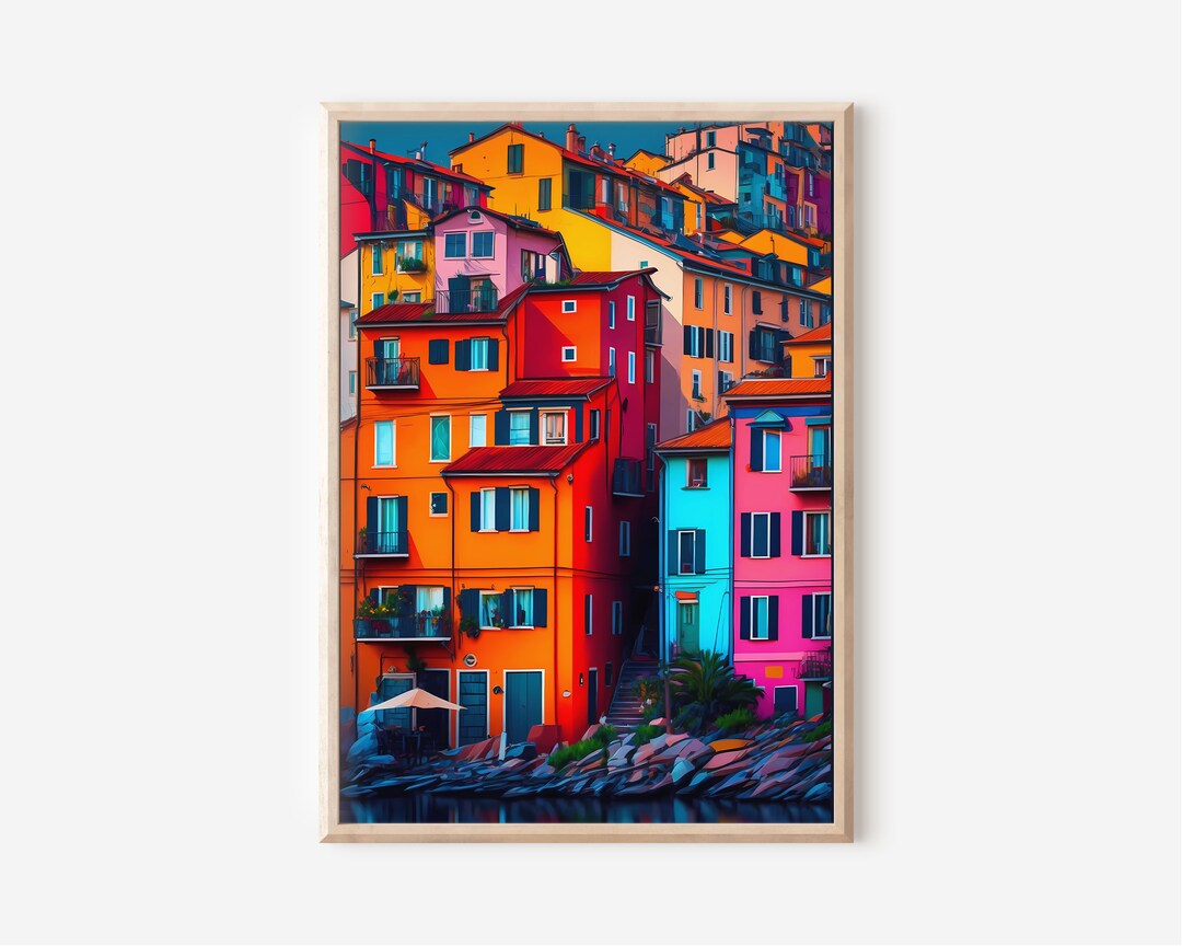 Printable Cityscape Expressionism Vintage Oil Painting - Etsy UK