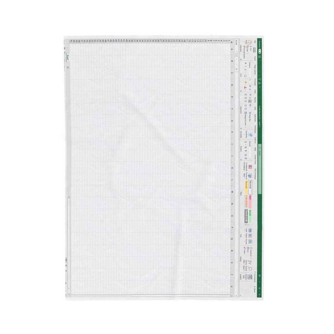 Blanket | Spreadsheet | Gift for Him Tech-savvy Nerdy Geek Technology ...