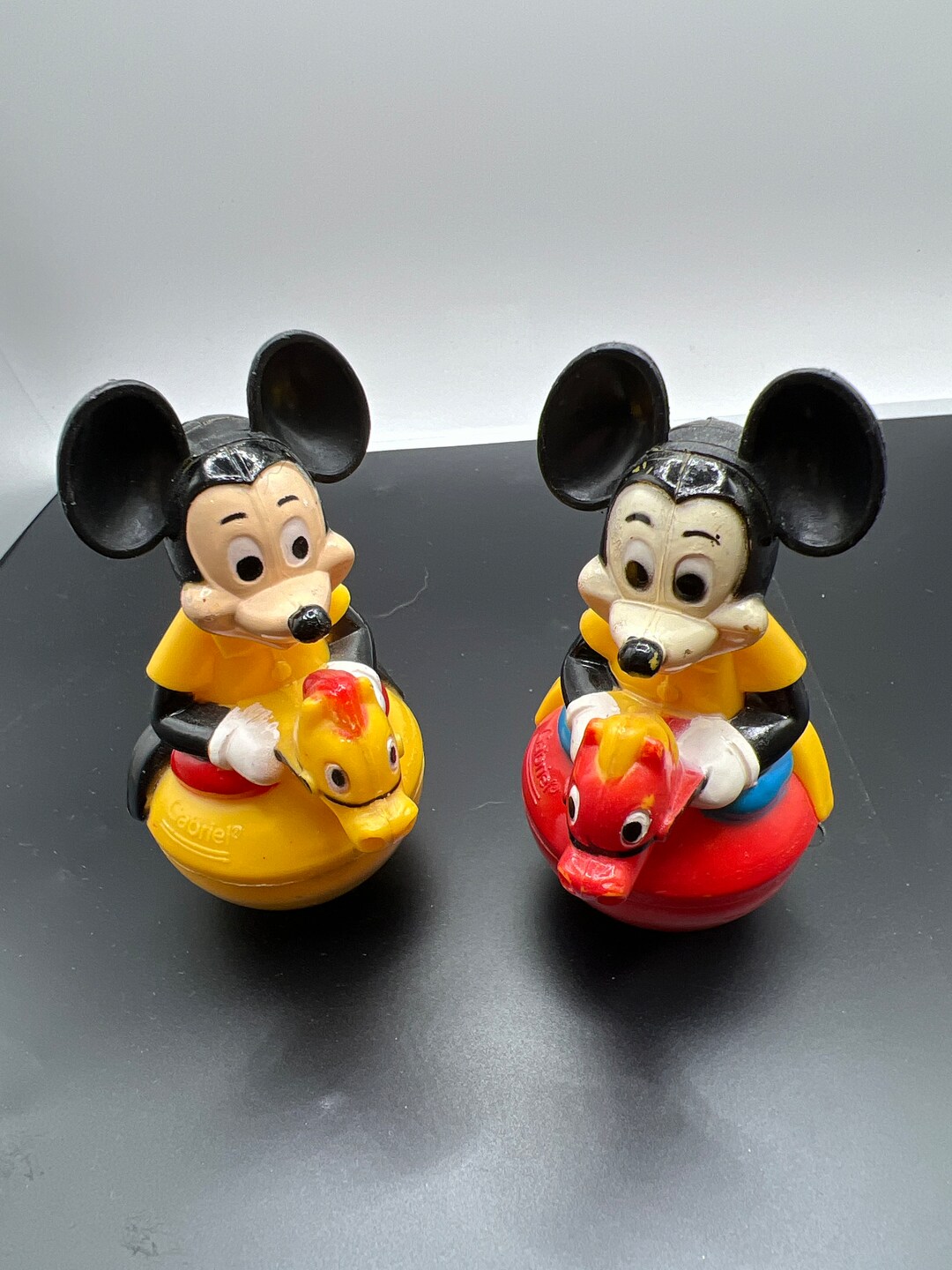 1970s Rocky Poly Mickey Mouse Riding Hippity Hop Horses - Etsy