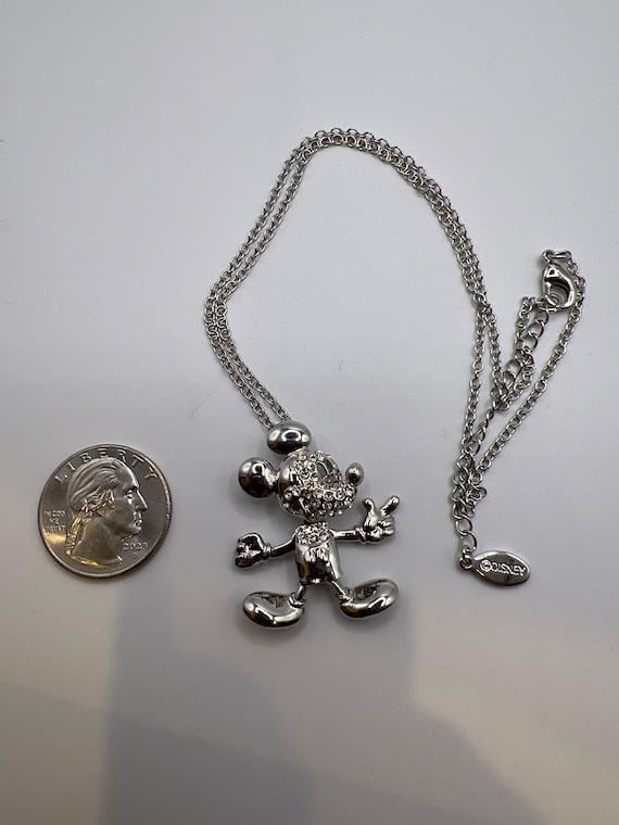 Vintage Disney Articulated Swarovski Mickey Mouse Nec… - Gem