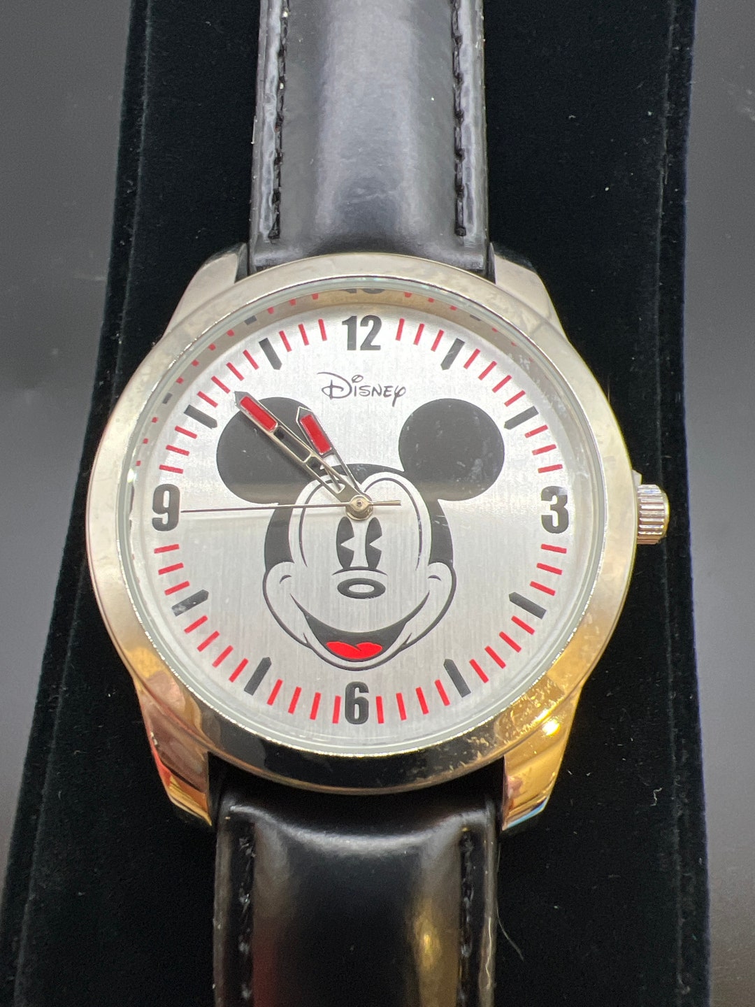Disney Accutime Mickey Mouse Watch-large Face - Etsy