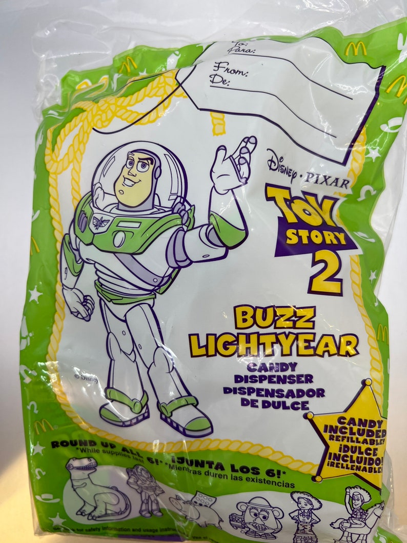 Mcdonalds 1999 Toy Story 2 Character Candy Dispensers Sealed - Etsy