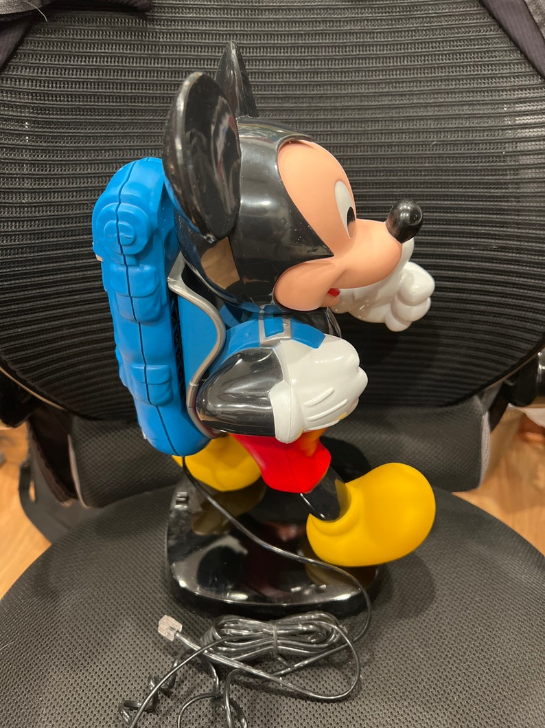 Vintage Mickey Mouse Backpack Tyco Phone-1990s - Etsy