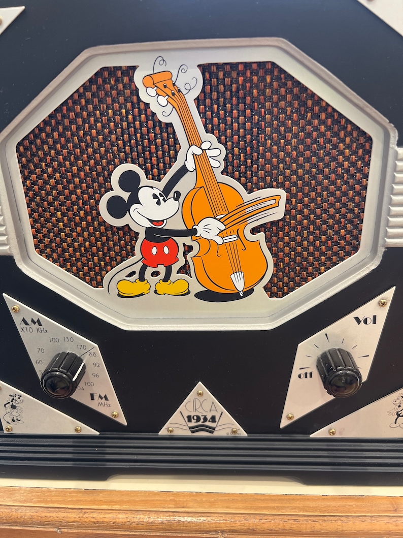 1997 Special Edition Mickey Mouse Radio - Etsy