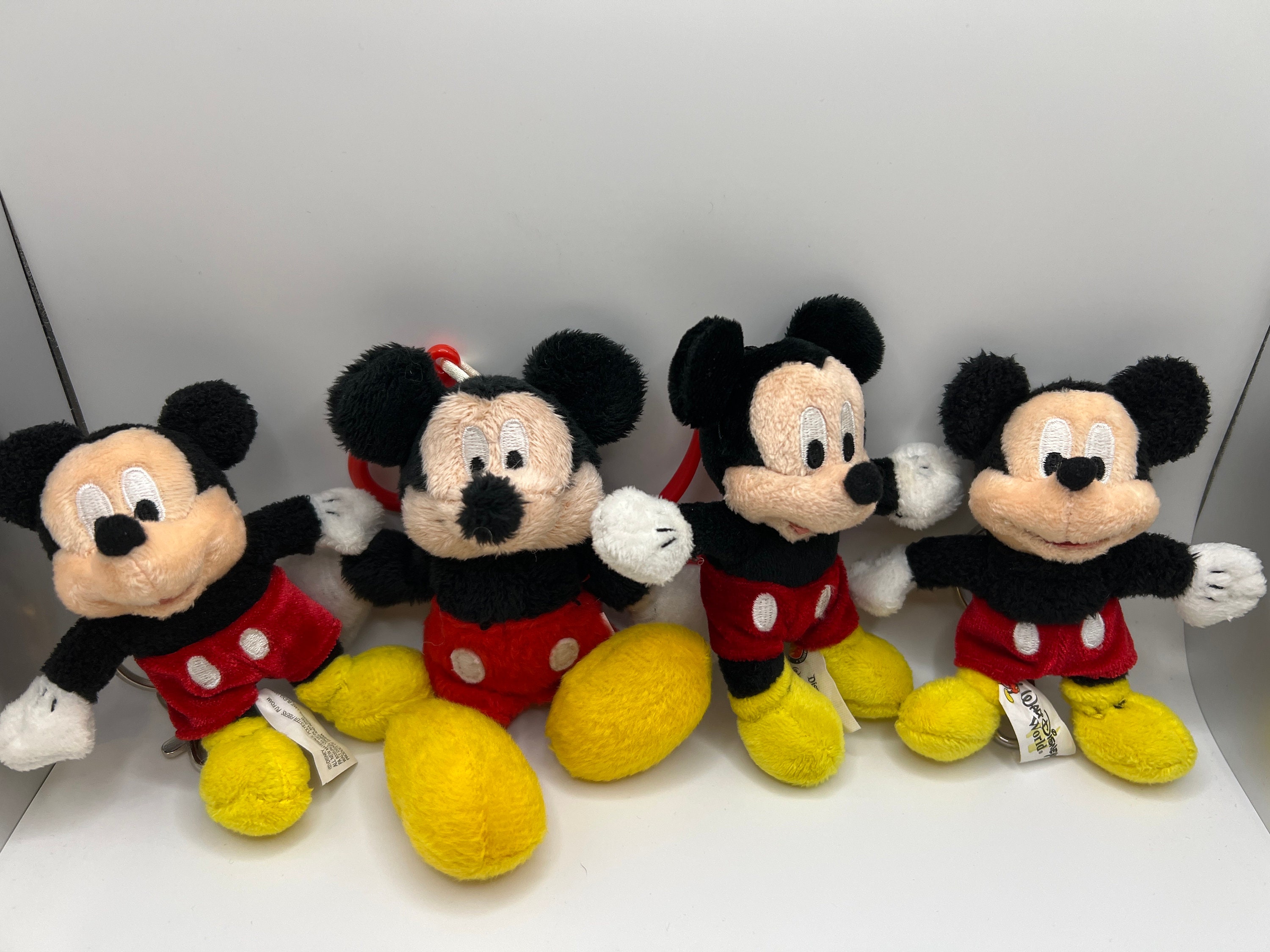 Vintage Mickey Mouse Stuffed Keychains-10 - Etsy