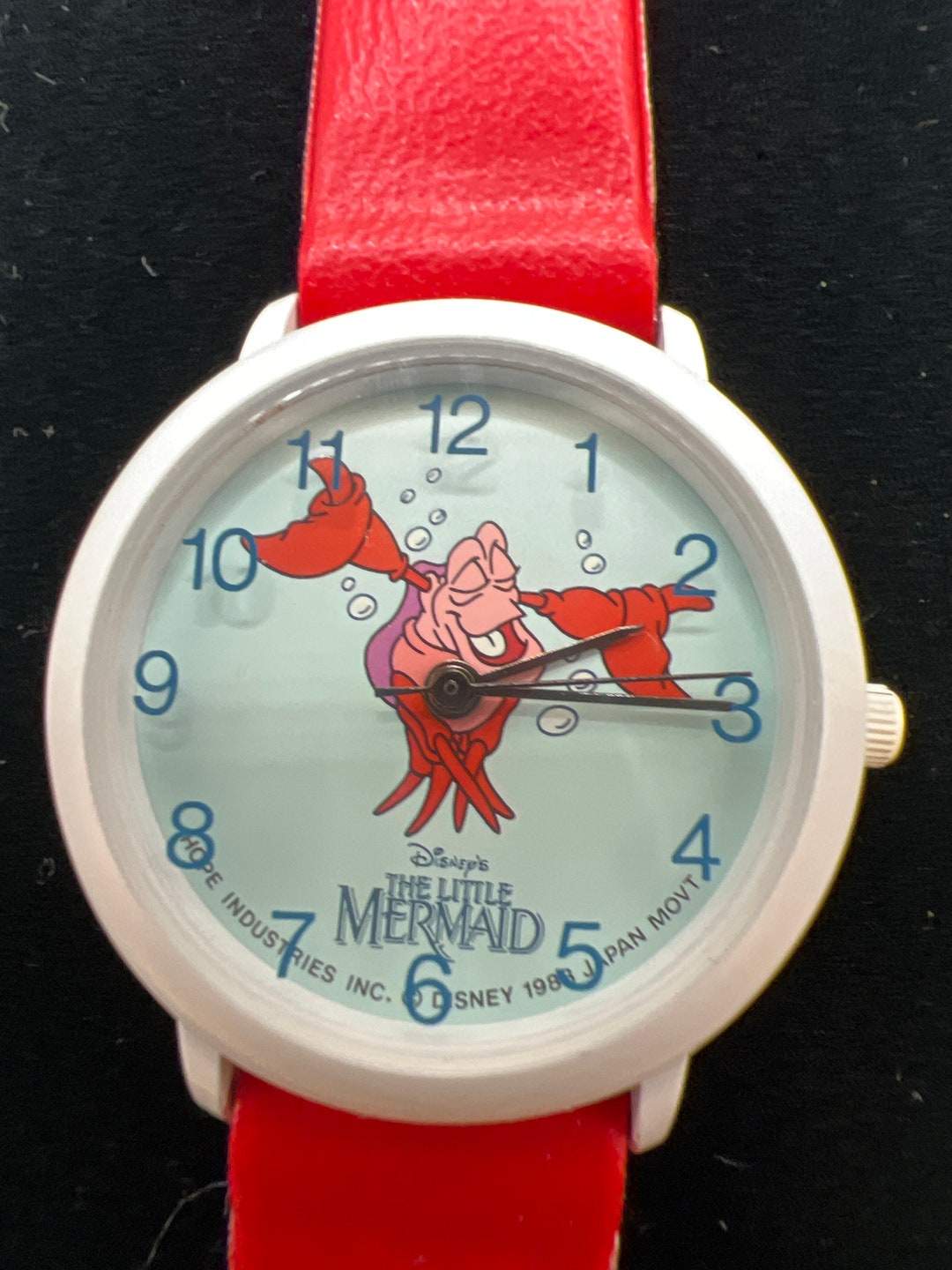 Rare 1989 Sebastian Watch-the Little Mermaid - Etsy