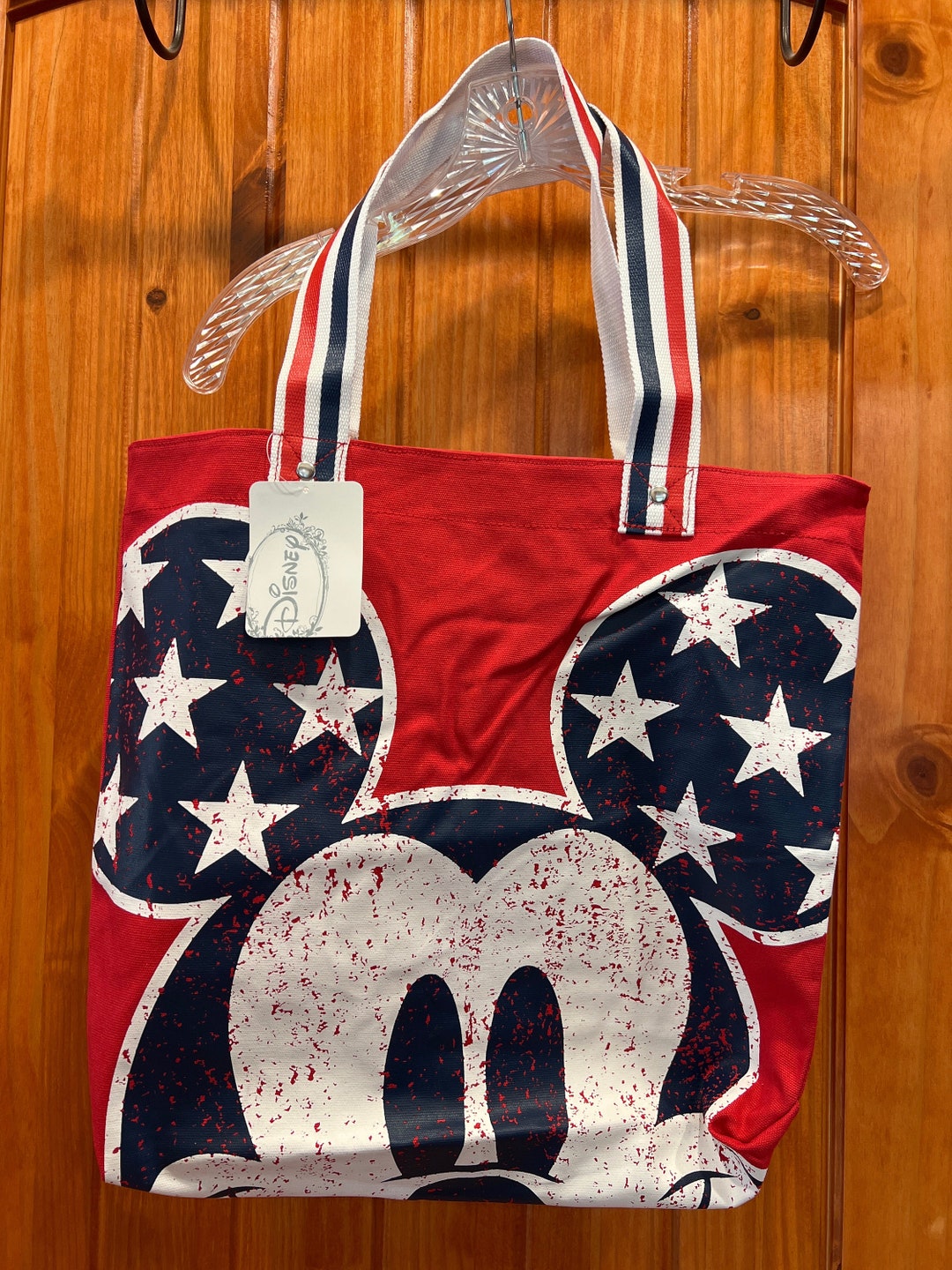 Disney Foldable Tote-mickey Mouse Americana Collection - Etsy