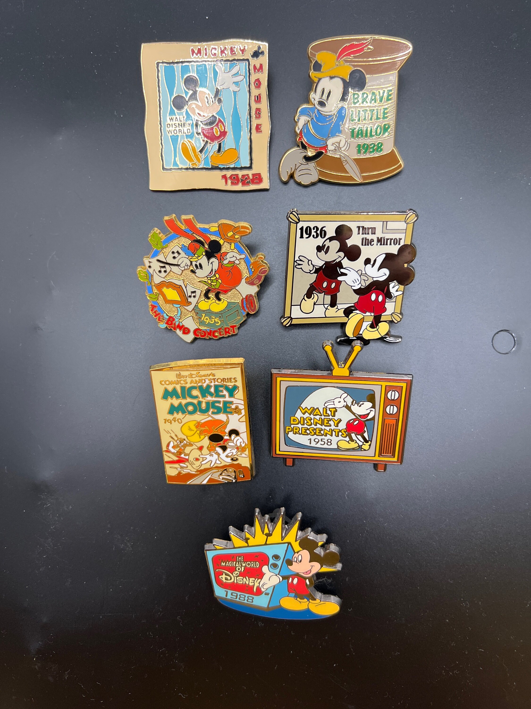 Mickey Mouse Cartoon and Comic Book Tie Pin Collection-lot of - Etsy