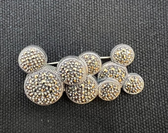 Judith Jack Disney Mickey & Co Sterling Silver Enamel Marcasite Mickey ...