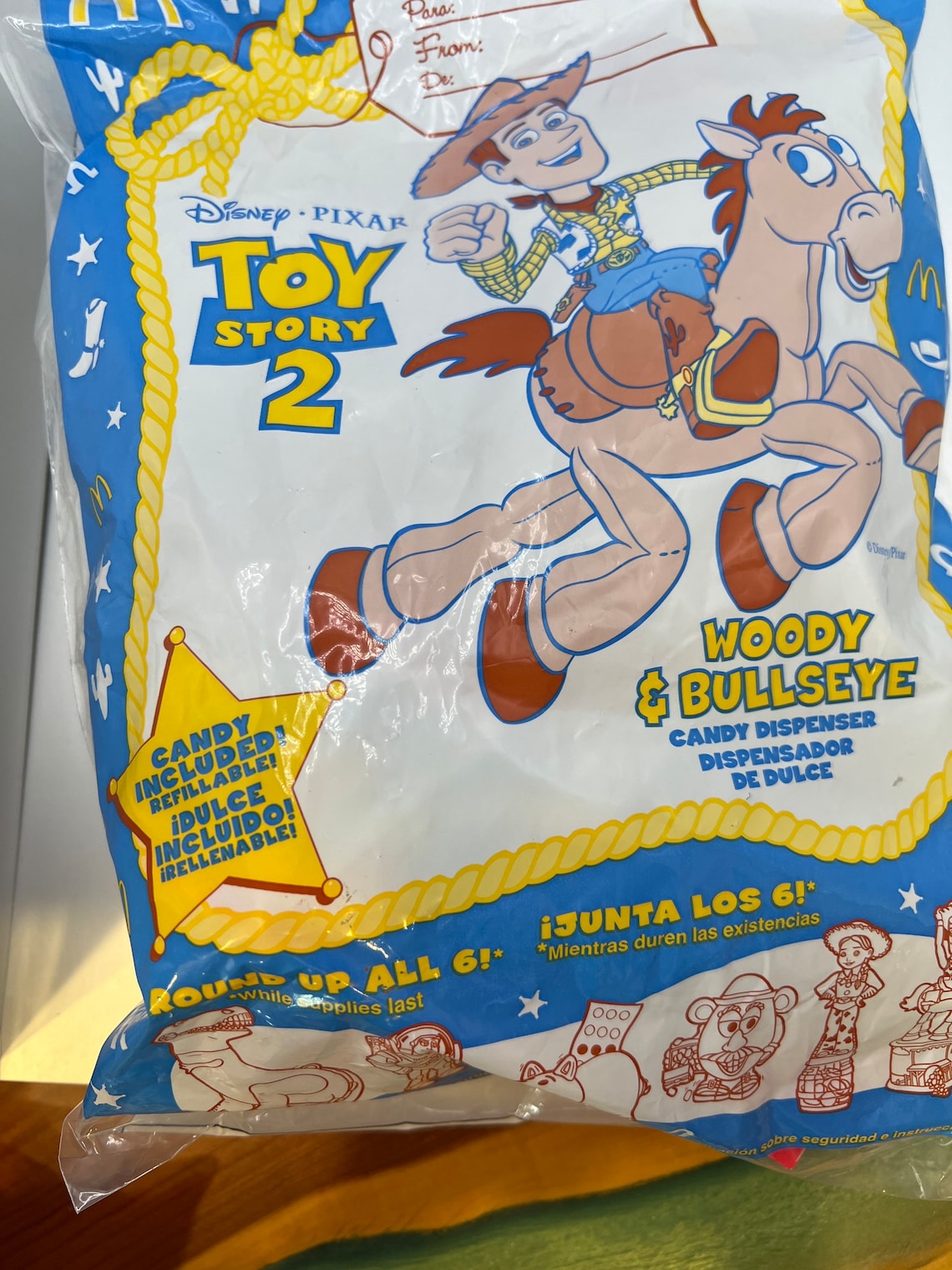 Mcdonalds 1999 Toy Story 2 Character Candy Dispensers Sealed - Etsy