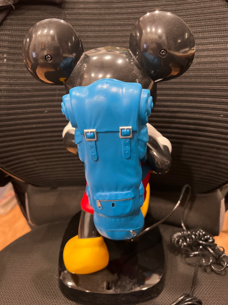 Vintage Mickey Mouse Backpack Tyco Phone-1990s - Etsy