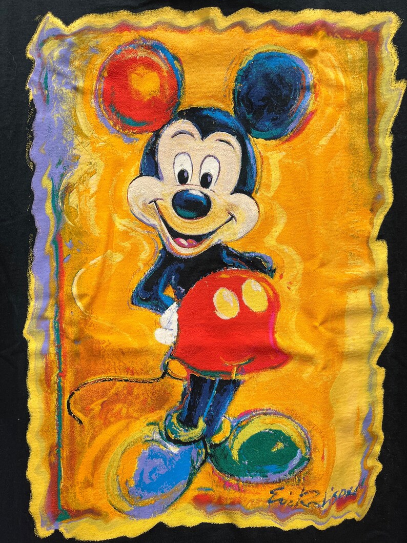 Vintage Disney Artist Eric Robinson Mickey Potrait From His Personal ...