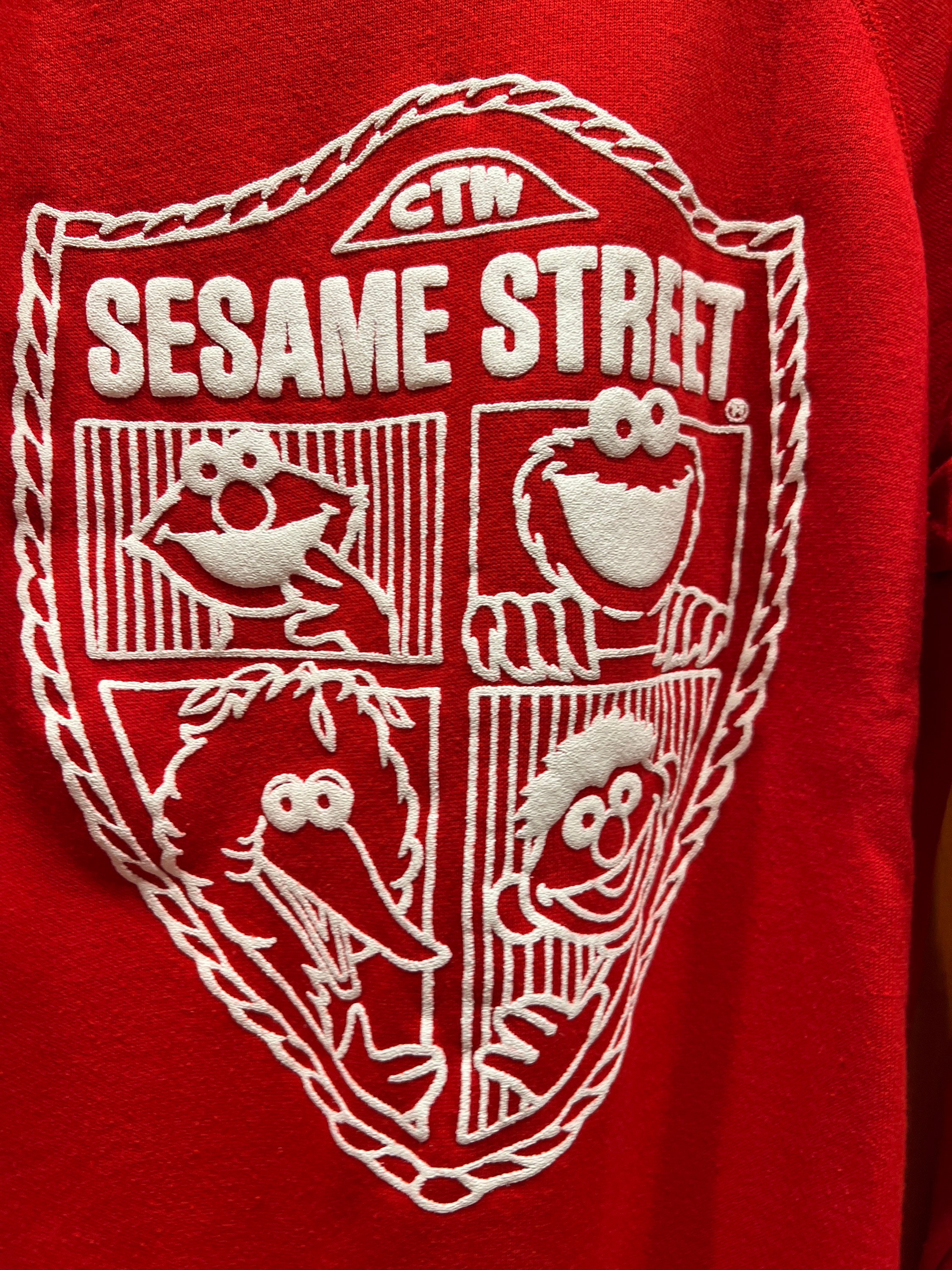 Sesame Street General Store Character Sweatshirt-size Medium - Etsy