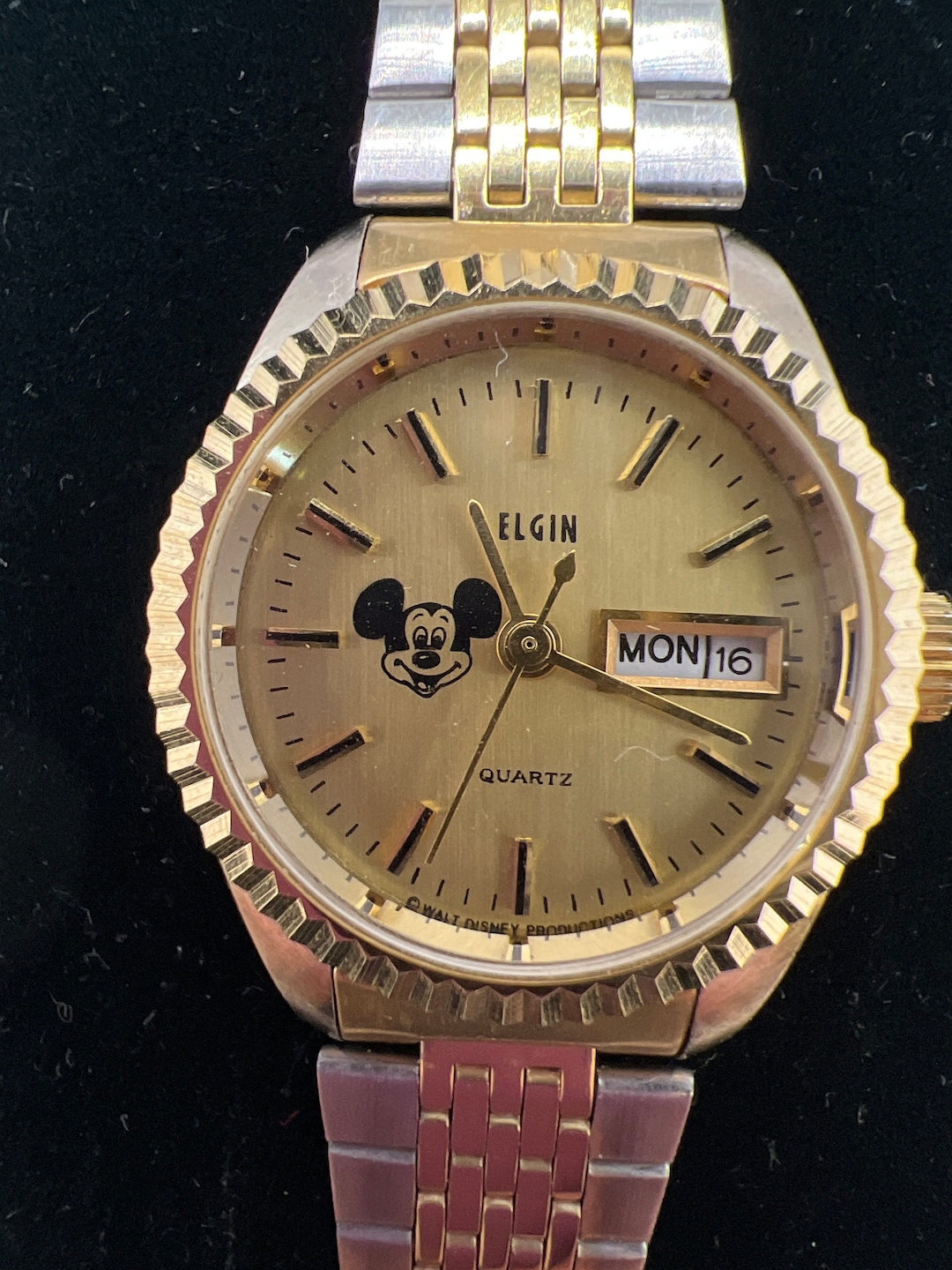 Vintage Bradley Elgin Mickey Mouse Ladies Watch - Etsy