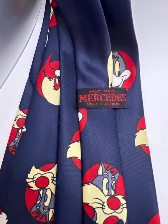 Vintage Looney Tunes Character Necktie-100% silk - Gem