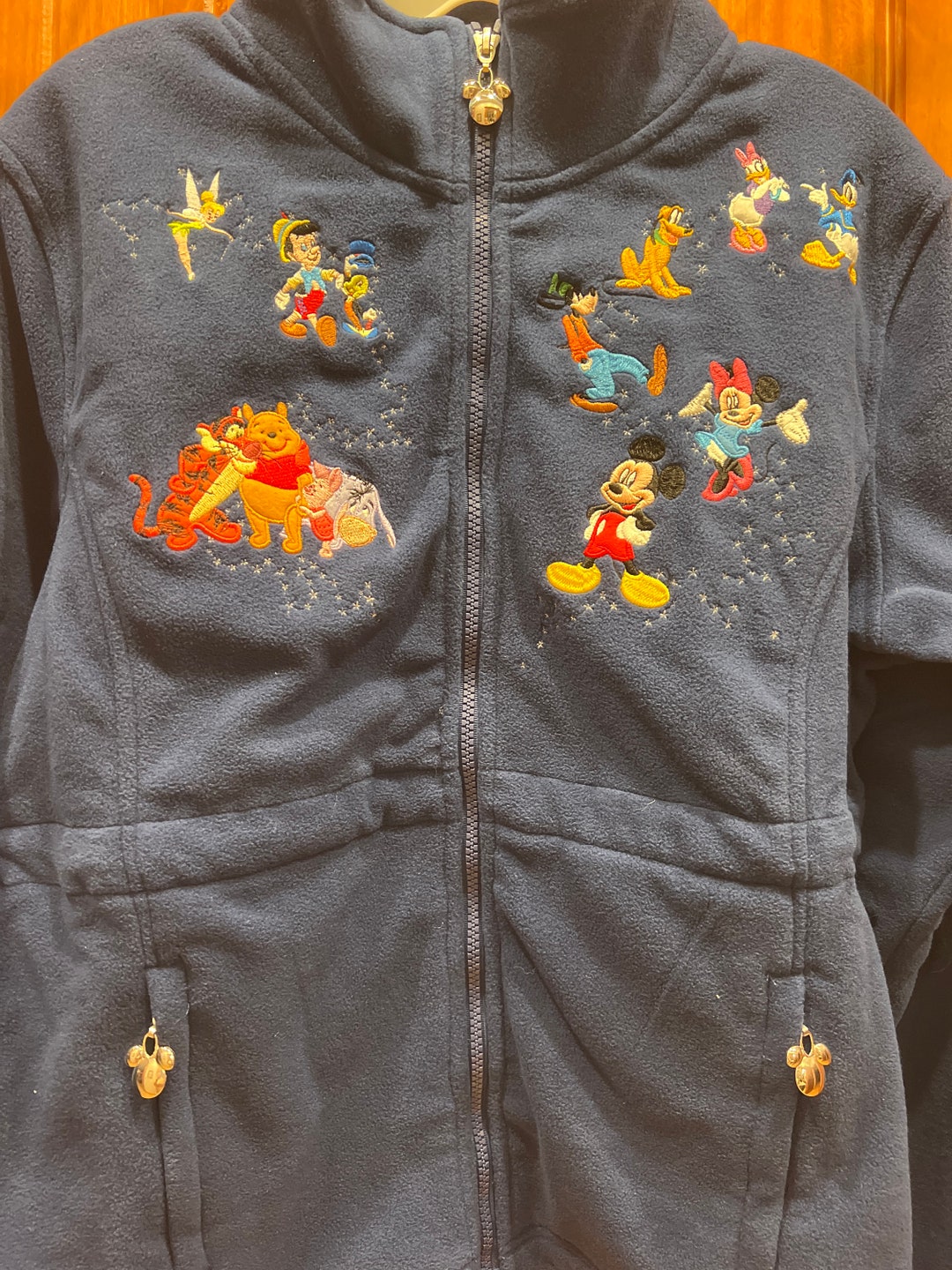 Vintage 90s Bradford Exchange Magic of Disney Fleece Jacket-navy-adult ...