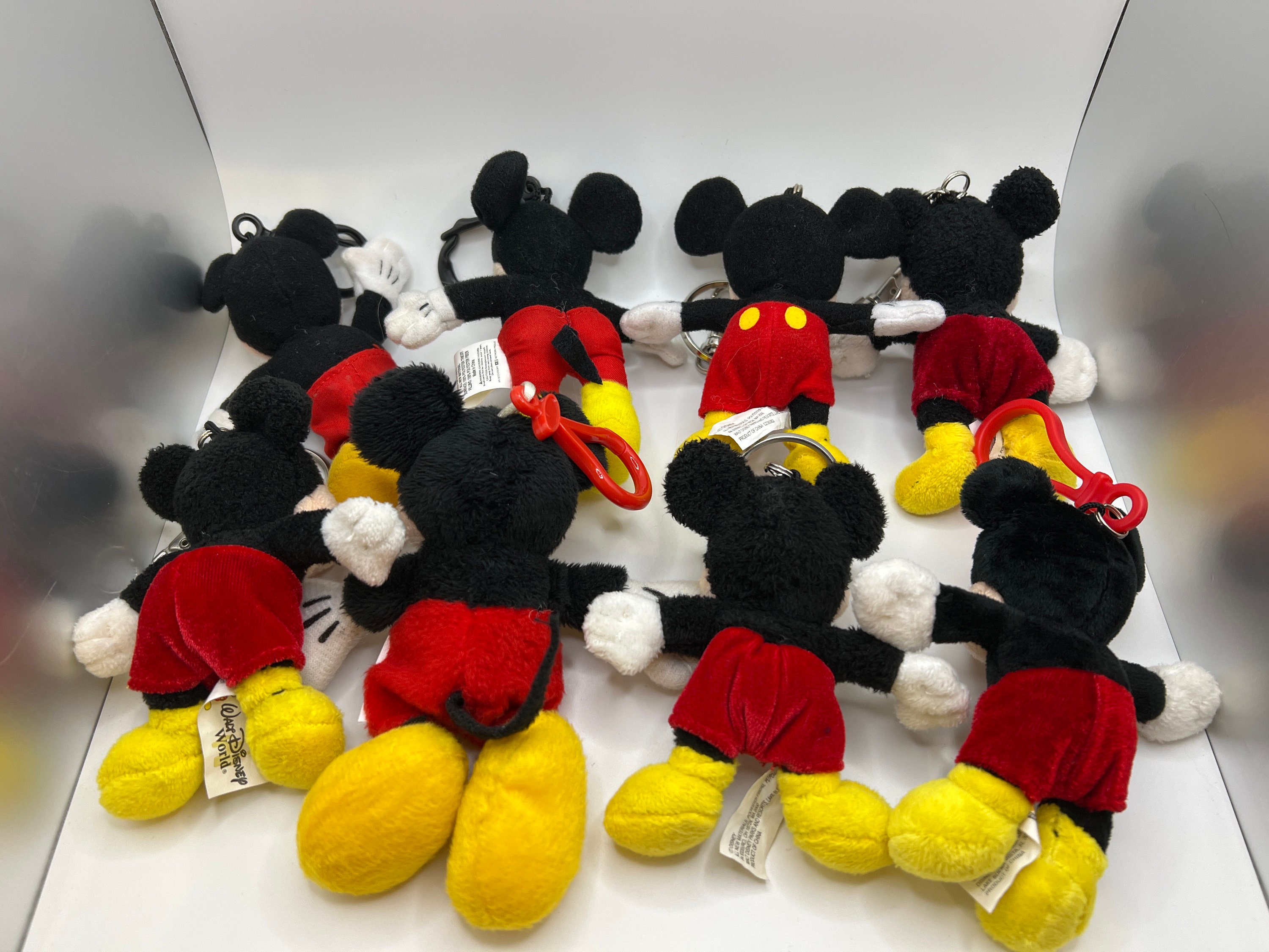 Vintage Mickey Mouse Stuffed Keychains-10 - Etsy