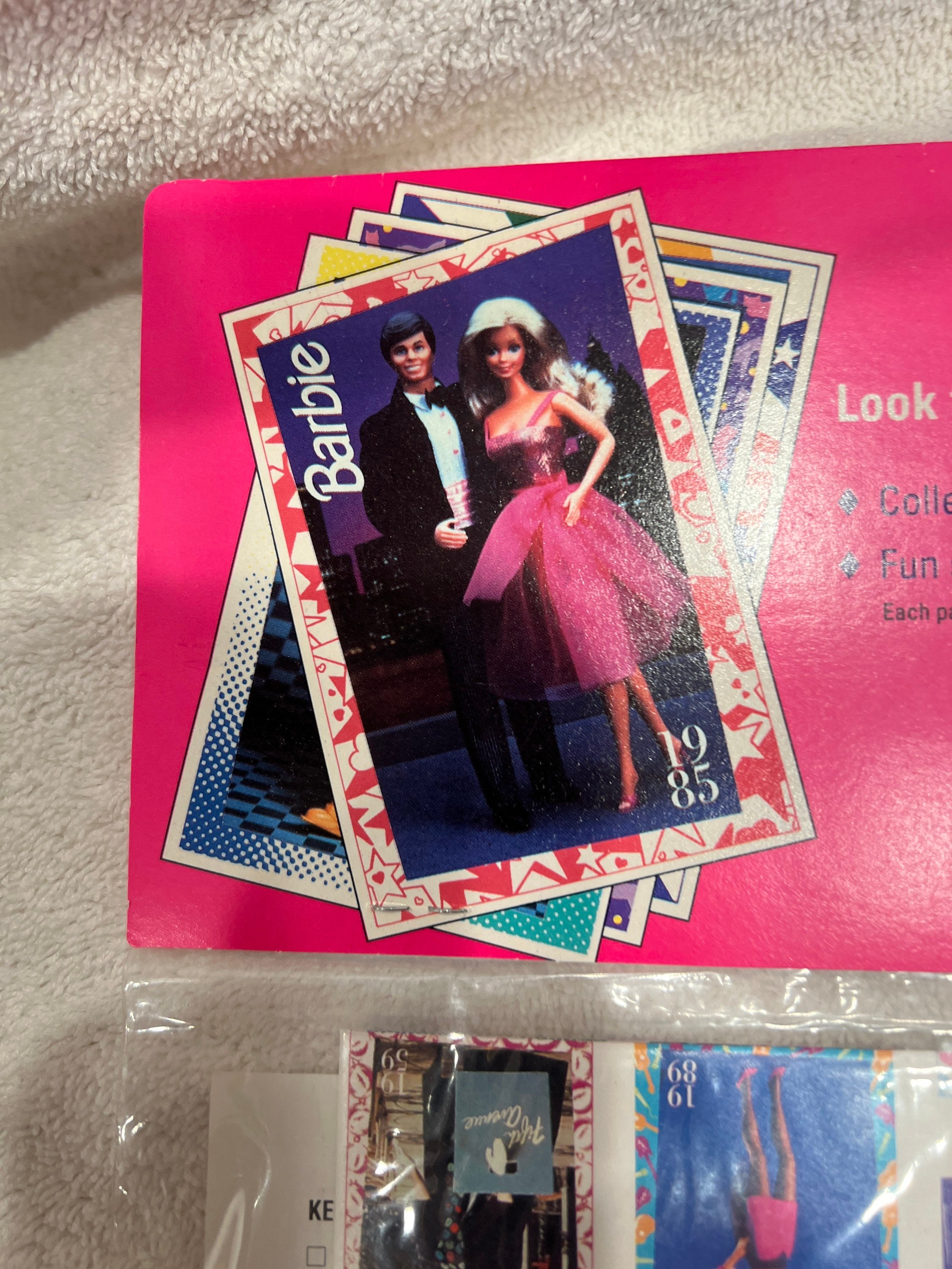 1991 Barbie Trading Cards Poster - Etsy