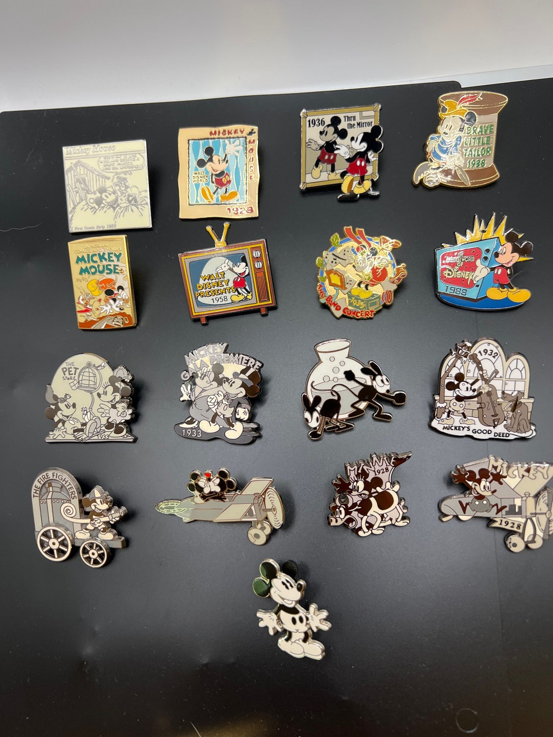 Mickey Mouse Cartoon and Comic Book Tie Pin Collection-lot of - Etsy