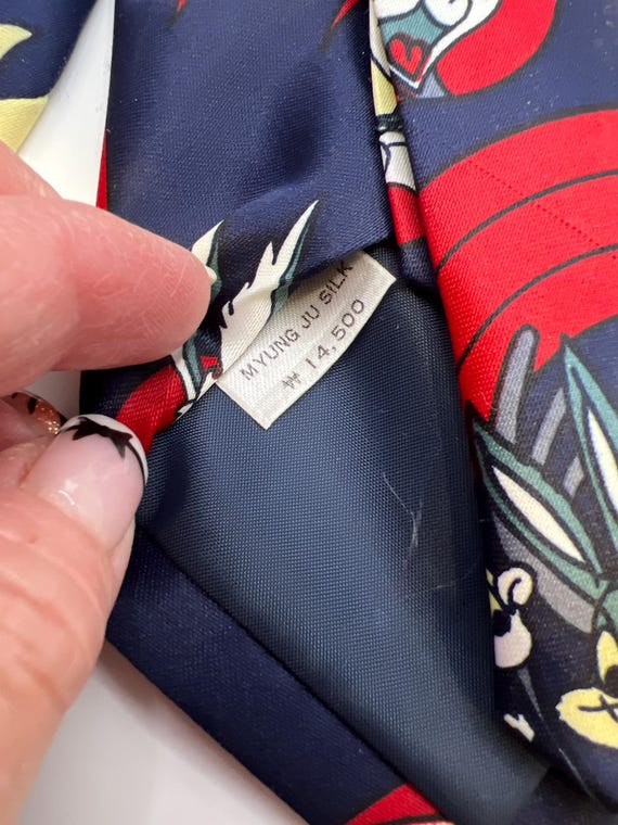 Vintage Looney Tunes Character Necktie-100% silk - Gem