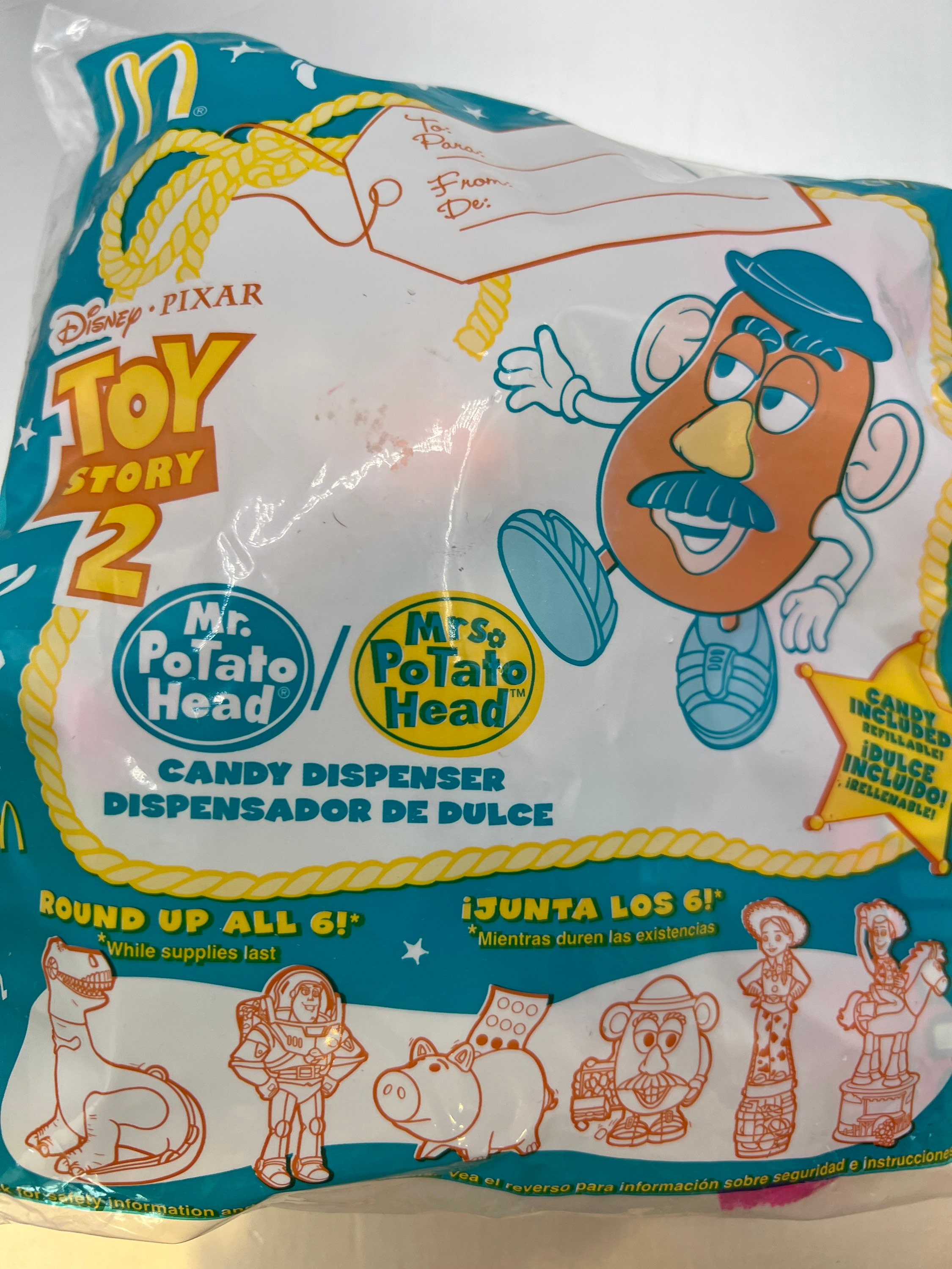 Mcdonalds 1999 Toy Story 2 Character Candy Dispensers Sealed - Etsy