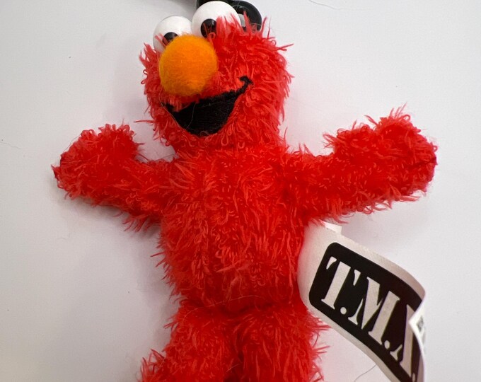 Vintage TMX Tickle Me Elmo Plush Key Chain - Etsy
