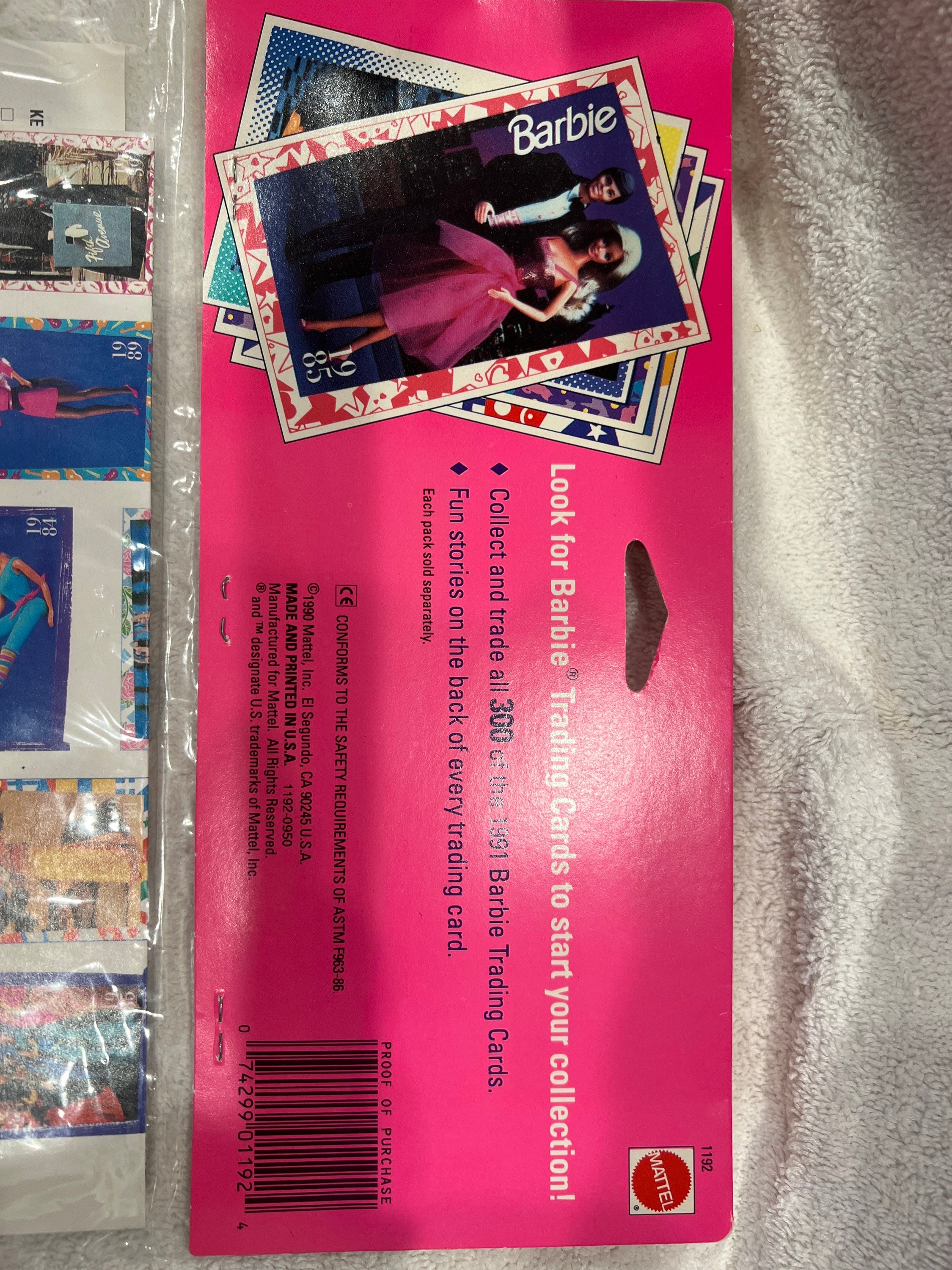1991 Barbie Trading Cards Poster - Etsy