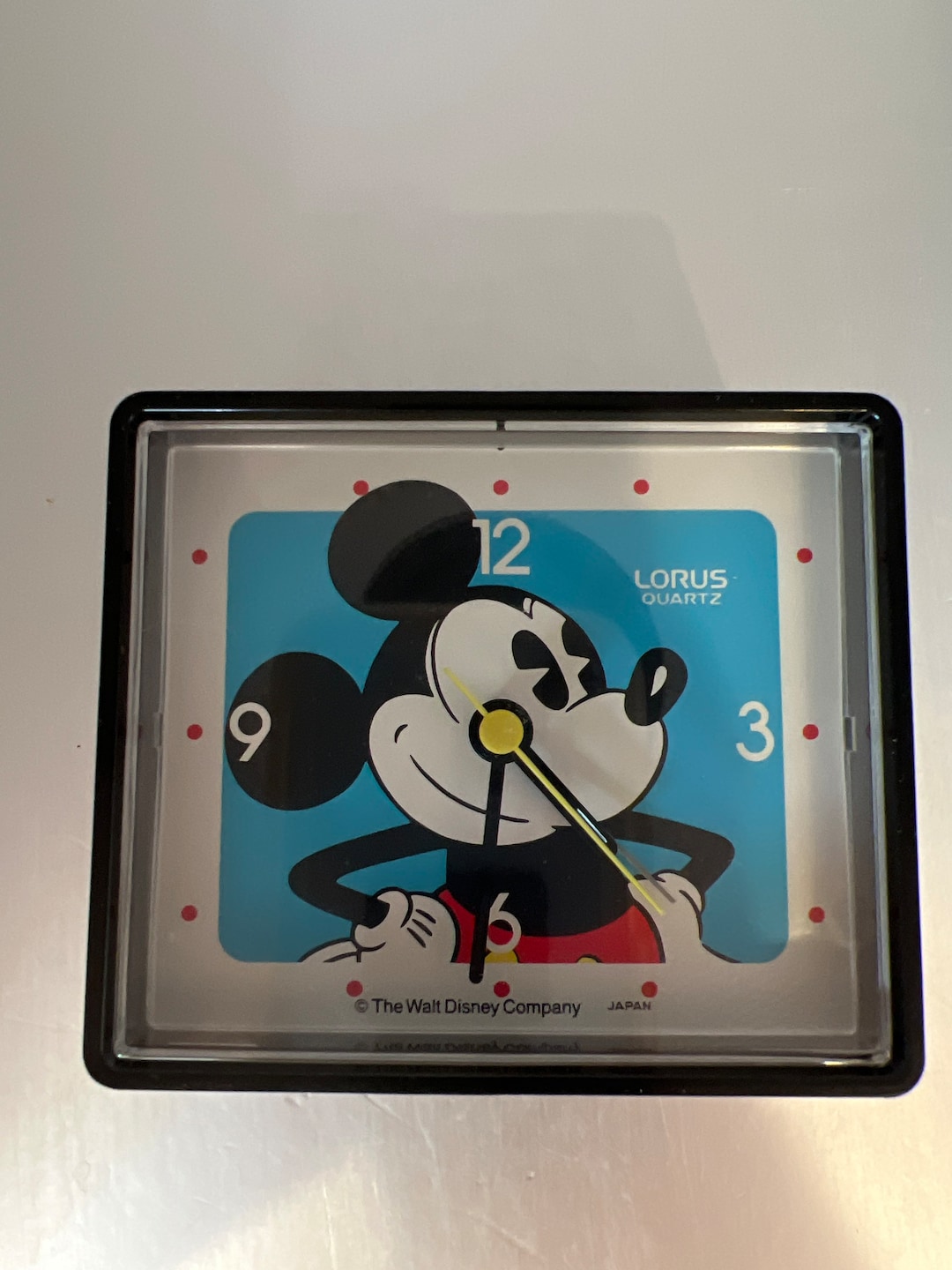 Vintage Lorus Disney Mickey Mouse Alarm Clock - Etsy