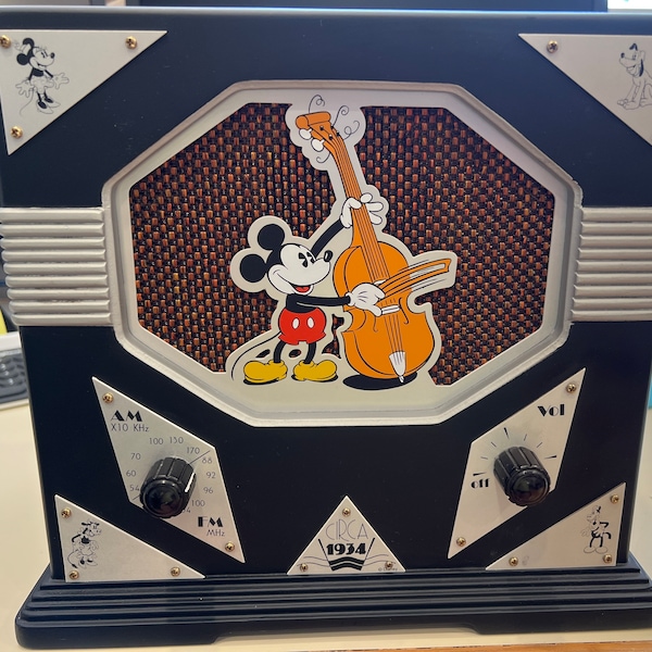 Mickey Mouse Radio - Etsy