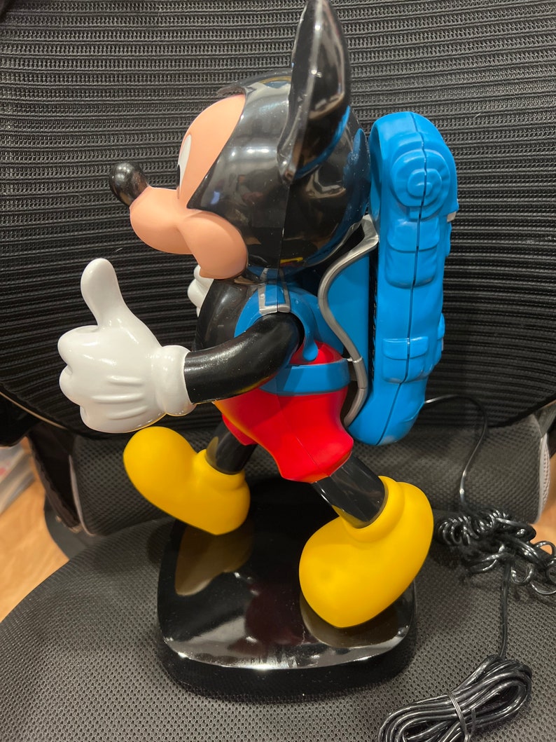 Vintage Mickey Mouse Backpack Tyco Phone-1990s - Etsy