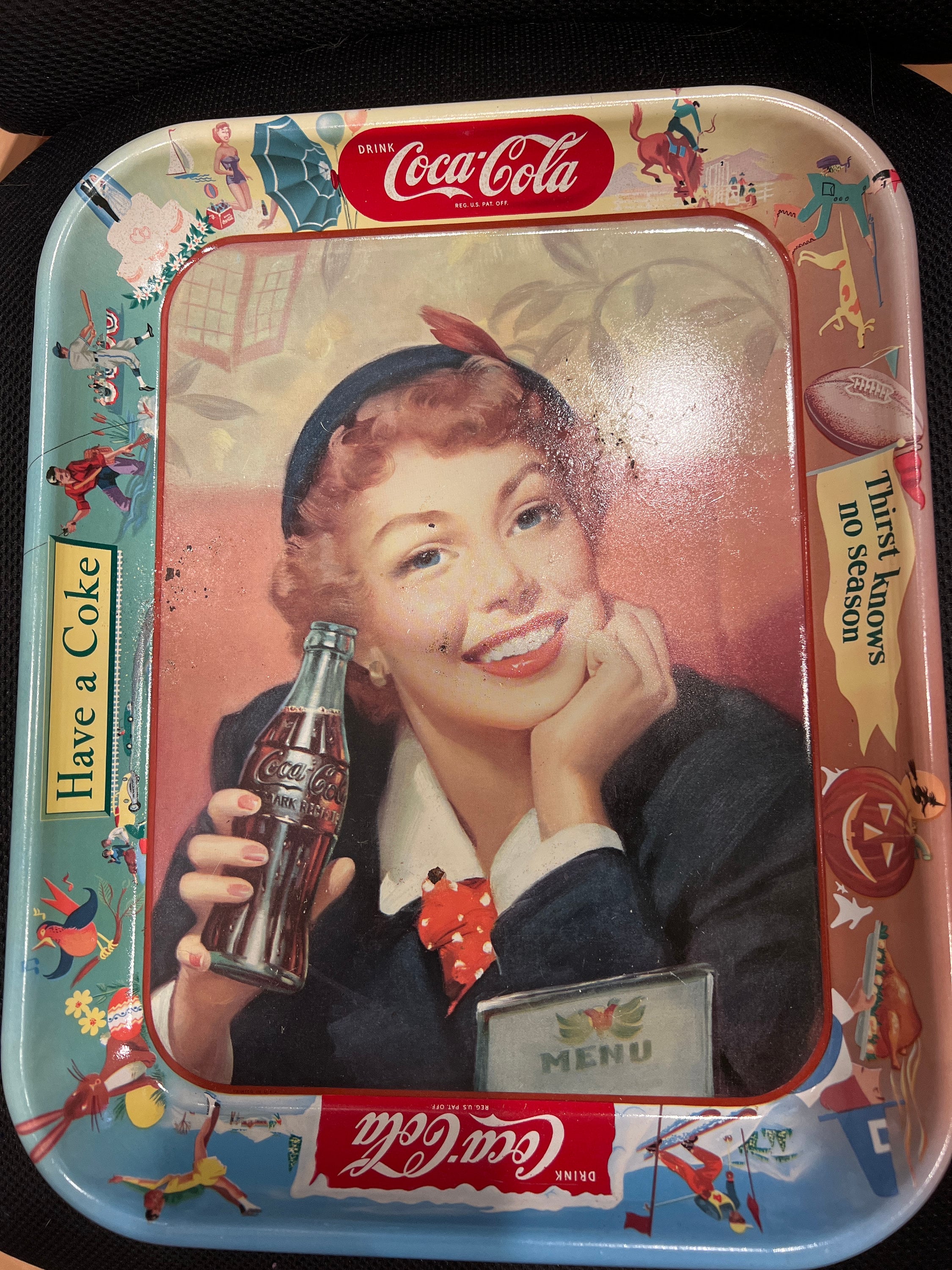 Antique Coca-cola Tray - Etsy