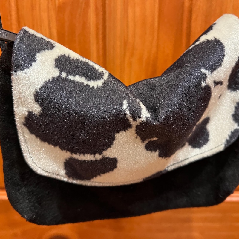 Vintage Suede Flap Bag - Etsy