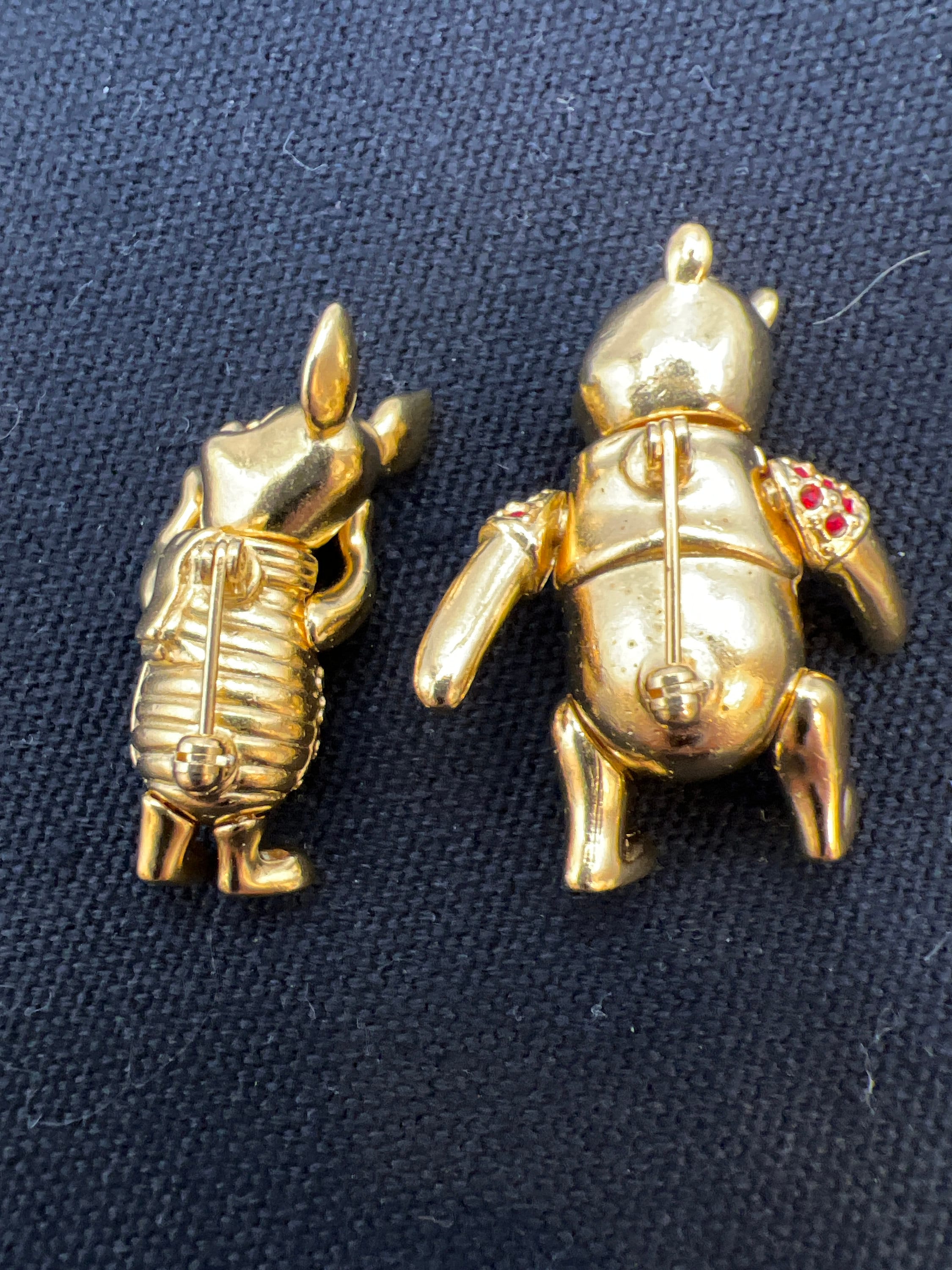 Winnie the Pooh and Piglet Jointed Pins - Etsy