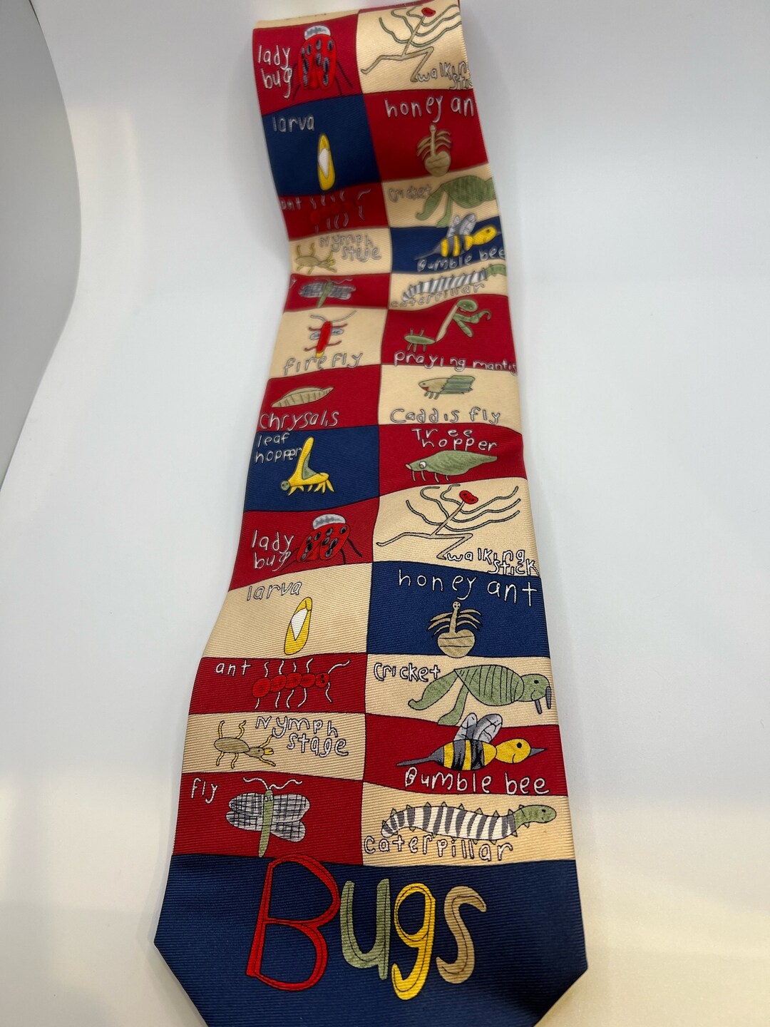 Vintage Save the Children Orginals by Randa Corp. Handmade Bugs Necktie ...